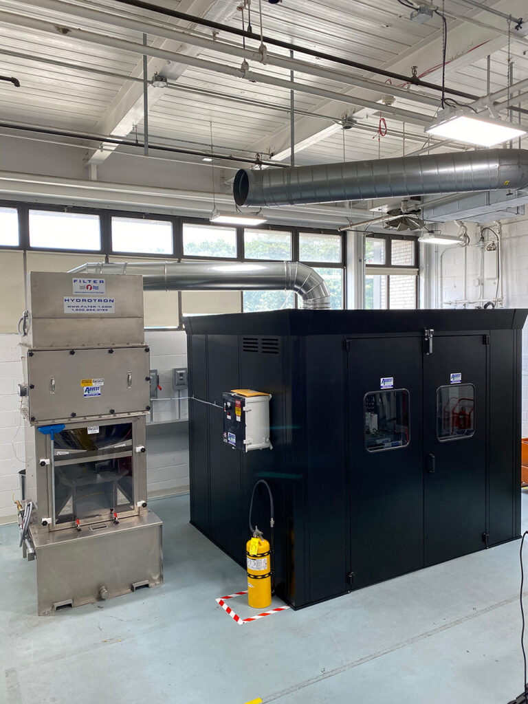 Robotic Cold Spray Booth – Aquest Corp.