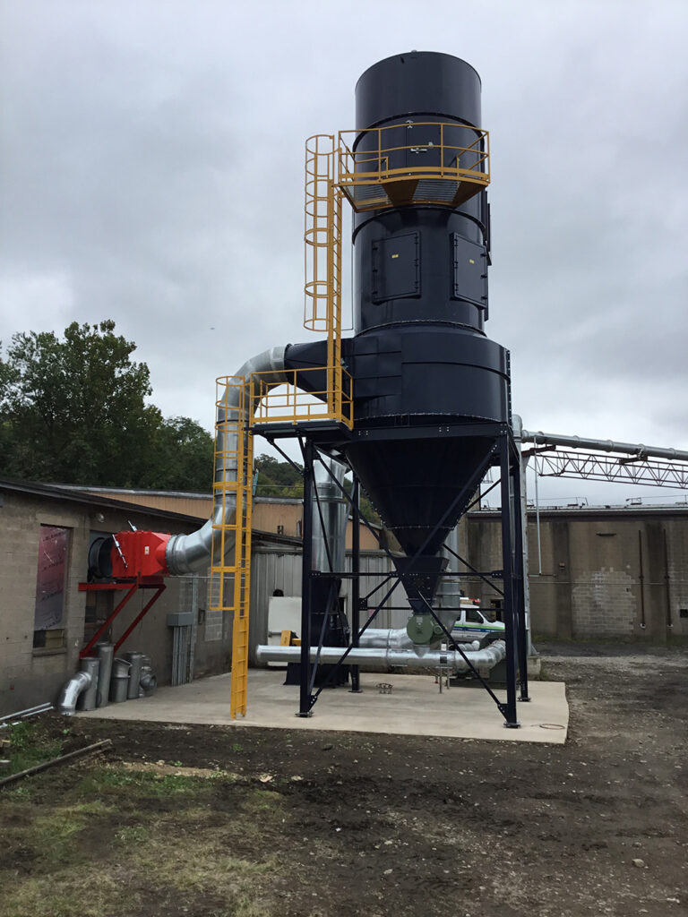 Wood Dust Cyclo-Baghouse System – Aquest Corp.